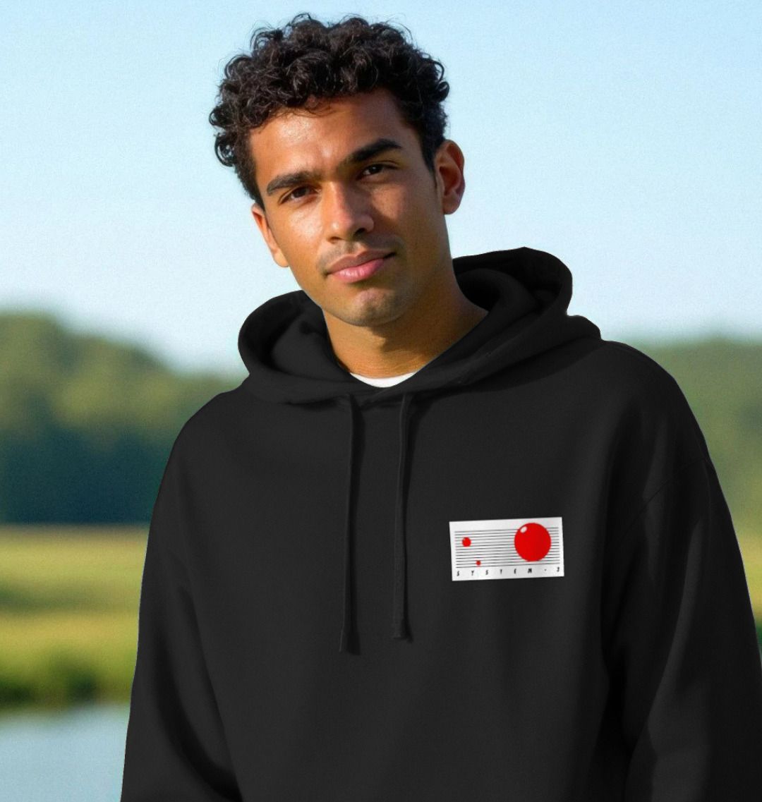 System 3 'Planets' Logo Signature Edition Hoodie - Jet Black